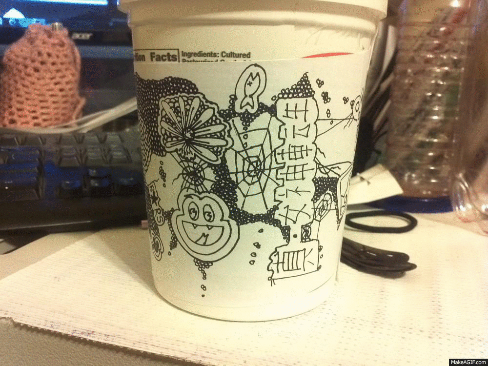 Craft Bucket 360 Sketch on Make a GIF