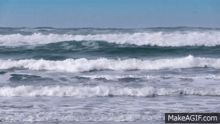 Breaking Waves - 1 Hour of Beautiful Pacific Ocean Waves in HD on Make ...