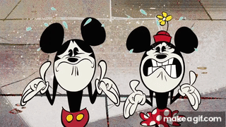 Roll 'Em | A Mickey Mouse Cartoon | Disney Shorts on Make a GIF