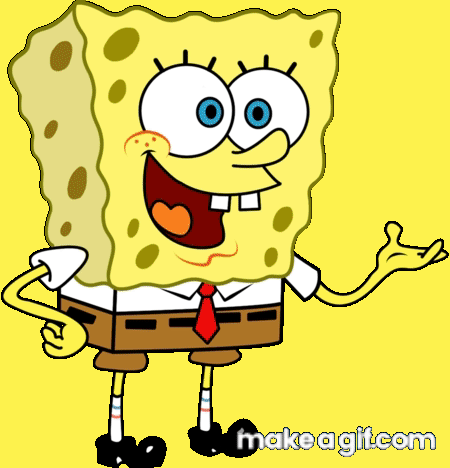 SpongeBob on Make a GIF