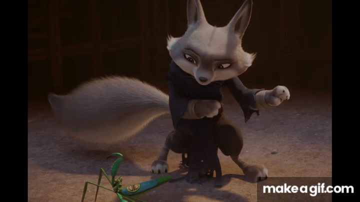 [Kung Fu Panda 4] The Complete Animation of Zhen on Make a GIF