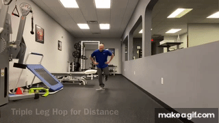 Single Leg Hop Tests on Make a GIF