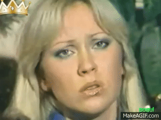 Agnetha Faltskog Faints on Make a GIF
