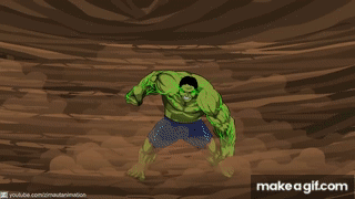 HULK Vs. SAITAMA Animation (Full Version) -Taming The Beast on Make a GIF