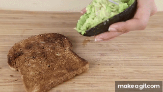 5 Vegan Toast Recipes! Mind Over Munch Kickstart 2016 on Make a GIF