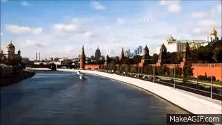 Moscow, Russia - (Timelapse Hyperlapse) on Make a GIF