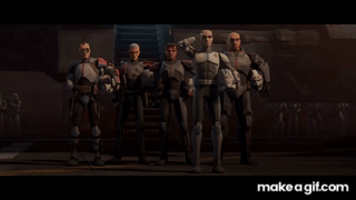 Bad Batch Salute on Make a GIF