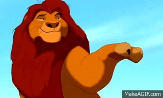 [HQ] Simba, Mufasa, Zazu - Pouncing Lesson. on Make a GIF