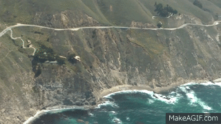 Bit scary but amazing road for driving- Pacific Coast Highway ...