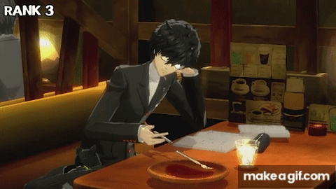 Joker's pen spinning proficiency - Persona 5 Royal on Make a GIF
