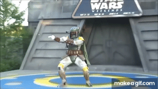 Boba Fett dancing to Rasputin (Looped) on Make a GIF