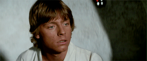 tato0ine-luke: Every Luke Skywalker scene in the Star Wars... on Make a GIF
