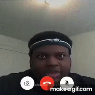 EDP445 gets shushed by Indian dude on the phone on Make a GIF
