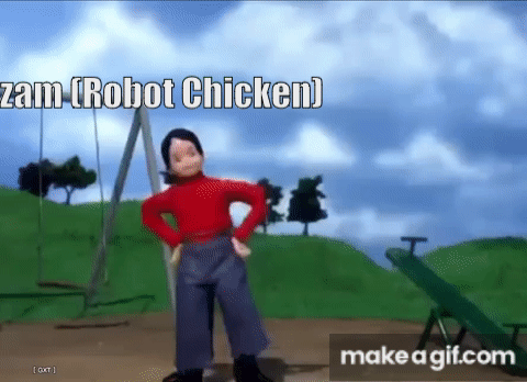 Shazam (Robot Chicken) on Make a GIF