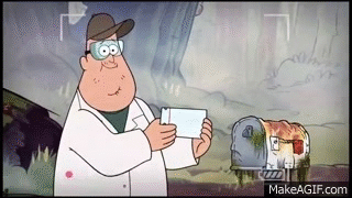Gravity Falls - Dippers Guide To The Unexplained - Mailbox on Make a GIF