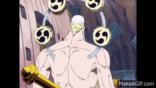 Enel's reaction face on Make a GIF