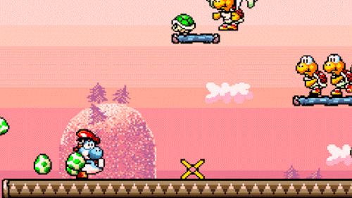 raphaellsodre: Super Mario World 2: Yoshi’s Island Data de... on Make a GIF