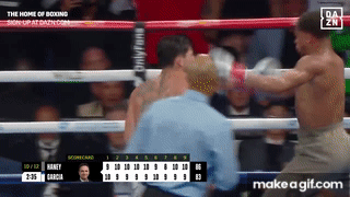 THREE KNOCKDOWNS | Devin Haney vs. Ryan Garcia Fight Highlights on Make a GIF