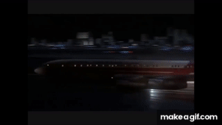 Airplane- Flight 209 now arriving Gate 8 on Make a GIF