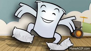 The Pillows for Your Feet on Make a GIF