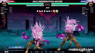 The King of Fighters XV - Sub-Boss Re Verse - Move List on Make a GIF