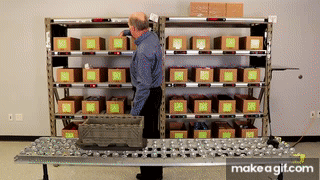 Pick to Light Demonstration on Make a GIF