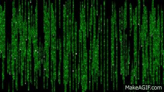 Matrix Raining Code on Make a GIF