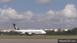 Airbus A380 Take-Offs, Landings, In Flights [HD] on Make a GIF