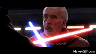 Anakin Kills Count Dooku on Make a GIF