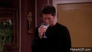 Friends - Ross and Charlie's dinner with Rachel and Joey on Make a GIF