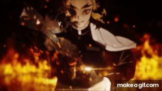 Rengoku Vs Akaza | Fan animation | by Ascend_uji on Make a GIF