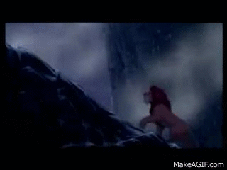 Simba Roaring On Pride Rock
