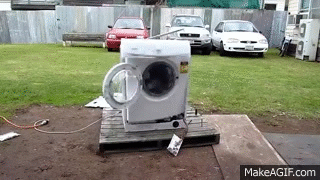 Front Load Washer Total Carnage - Washer goes Chain Chomp on me washing ...