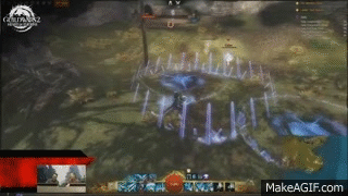 GW2 Dragonhunter Guardian Elite Specialization Livestream on Make a GIF