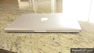 New MacBook Pro 13" Retina (2015): Unboxing and Review on Make a GIF