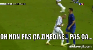 Pas ça Zinedine... on Make a GIF