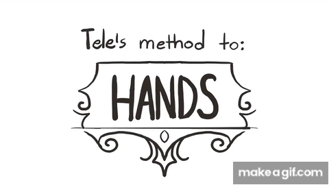 Tele's method to drawing hands on Make a GIF