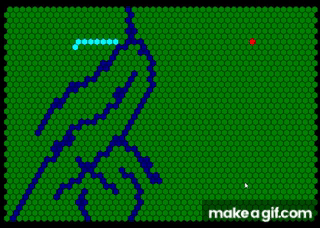 A* search algorithm visualizer on Make a GIF