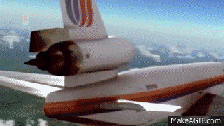 DC-10 United Flight UA232 Air Crash 'Engine Catastrophe' on Make a GIF