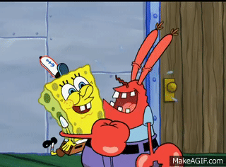 SpongeBob SquarePants | Sandy's Vacation in Ruins 🤖 | Nick on Make a GIF