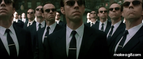 The Matrix Reloaded (2003) Neo vs Smith Fight Scene (2/2) HD on Make a GIF
