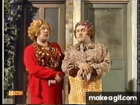 Les Dawson - Cissie & Ada - Chatting on the Doorstep on Make a GIF on ...