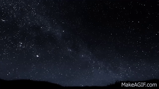 Starry Night Time Lapse 4K UHD on Make a GIF