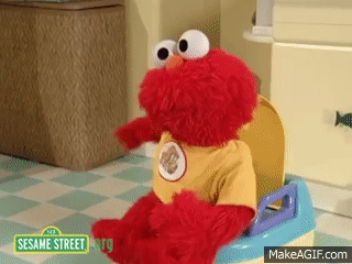 Sesame Street: Potty Time on Make a GIF