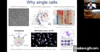 MIT CompBio Lecture 21 - Single-Cell Genomics on Make a GIF
