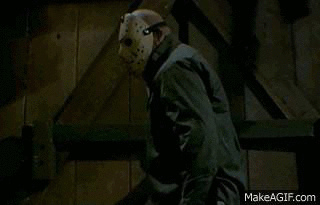 Jason searches the barn on Make a GIF