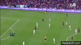 Lionel Messi Amazing Goal Humiliation Jerome Boateng ~ Barcelona vs Bayern 6/5/2015 on Make a GIF