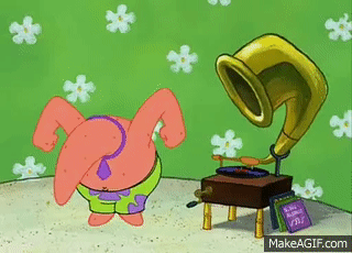 Patrick Star dancing on Make a GIF
