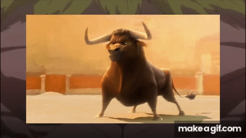 Muscle Growth Collection 27: Ferdinand Movie: Valiente Muscle on Make a GIF