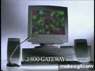Gateway 2000 computer all-in for $1499! (commercial, 1997) on Make a GIF